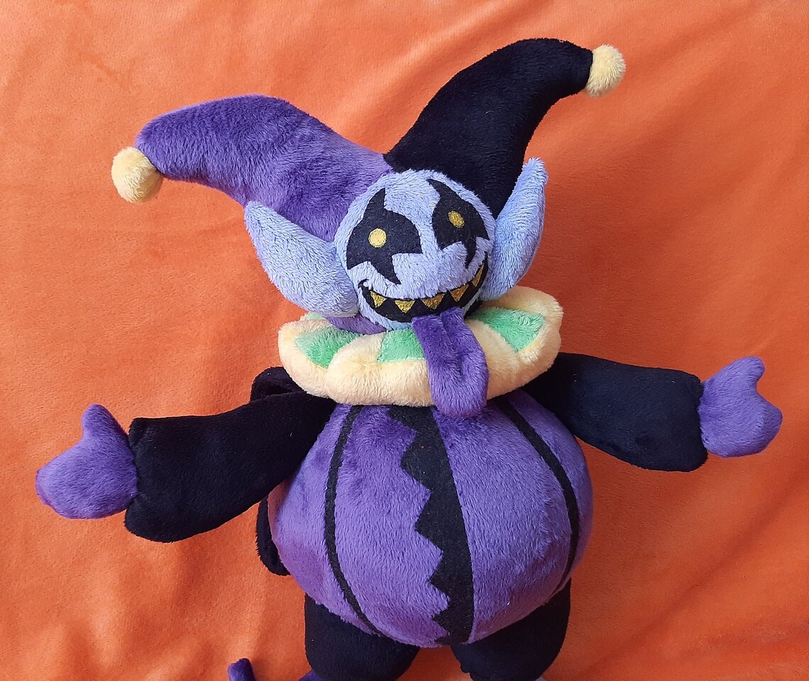 Deltarune Jevil Plush Toy 157 40 Cm Delta Rune - Etsy
