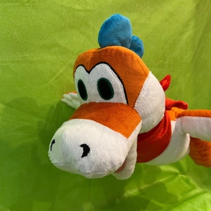 Plessie the Dinosaur From Super Mario 17,7” (45 Cm) Plush Toy Placidon ...
