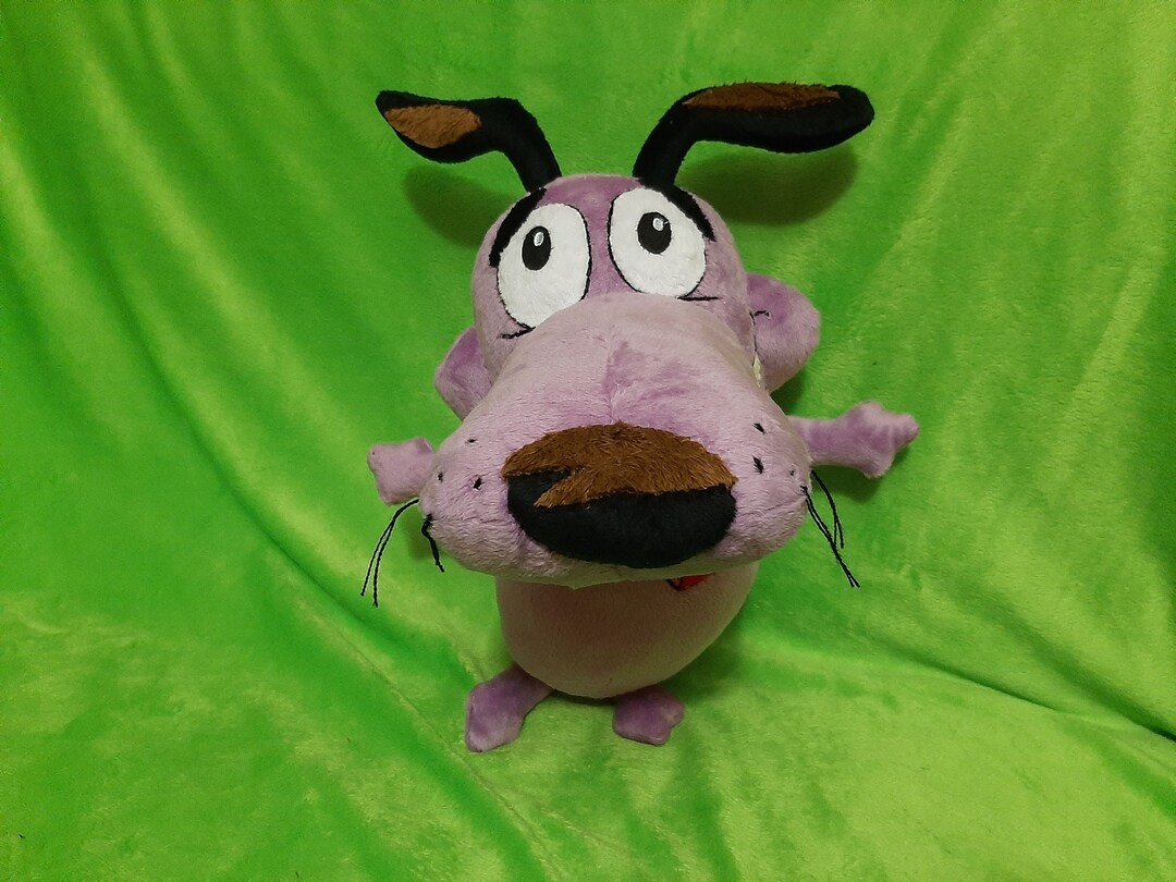 Plush Inspired by the Cartoon Character Courage the Cowardly Dog 13,8 ...