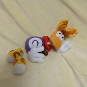 Rayman From the Series Rayman Plush Toy 11.1" (28 Cm) Handmade Soft Toy ...