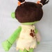 Zizi From Spokiz Zombie Plush Toy 14,9″ (38 Cm) - Etsy