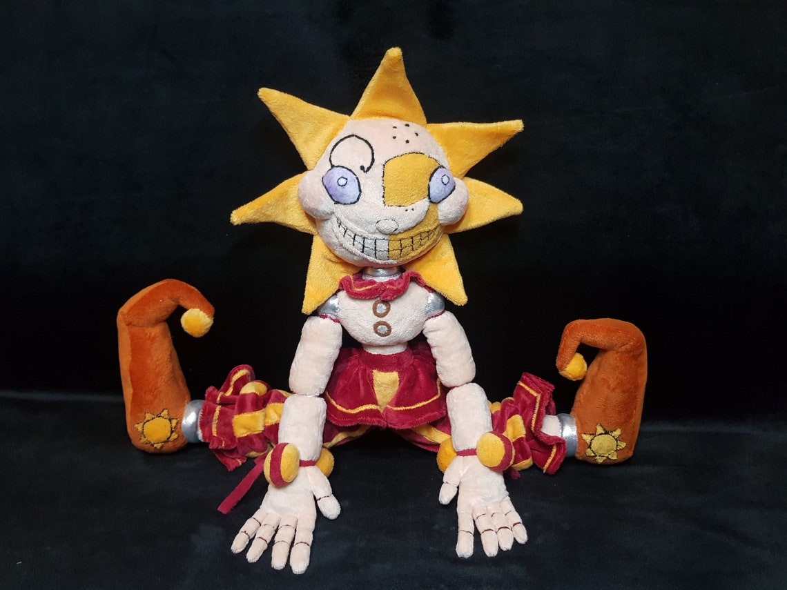 Sun Daycare Attendant Sundrop Fnaf Plush Premium Toy 157 40 Etsy Canada