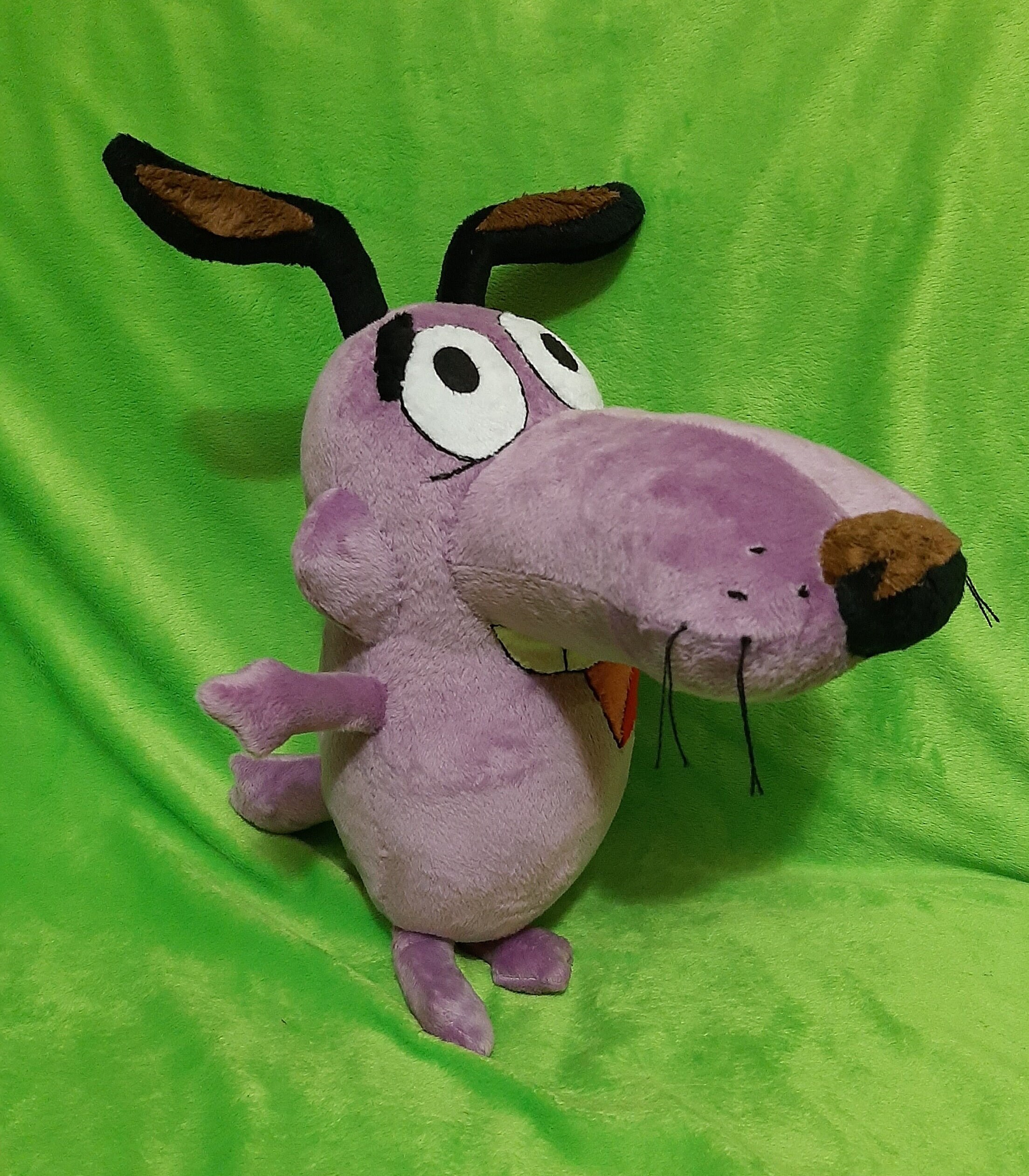 Plush Inspired by the Cartoon Character Courage the Cowardly Dog 13,8 ...
