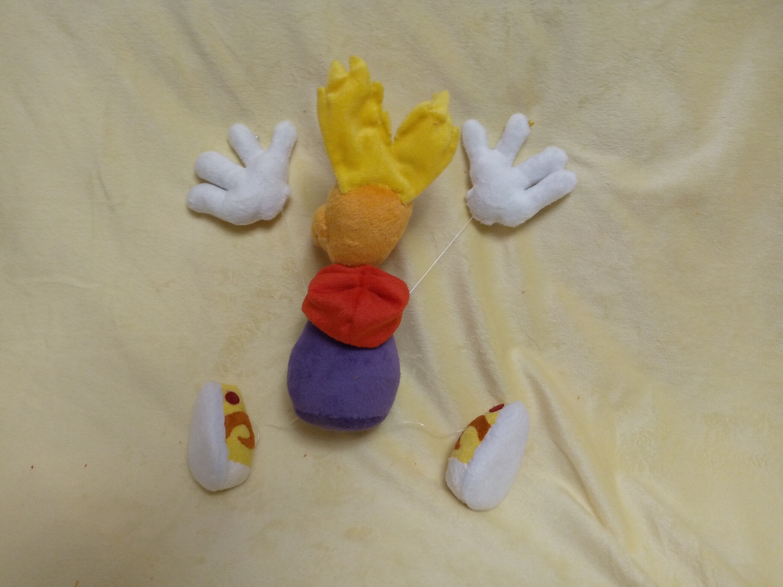 Rayman From the Series Rayman Plush Toy 11.1 28 Cm Handmade - Etsy UK