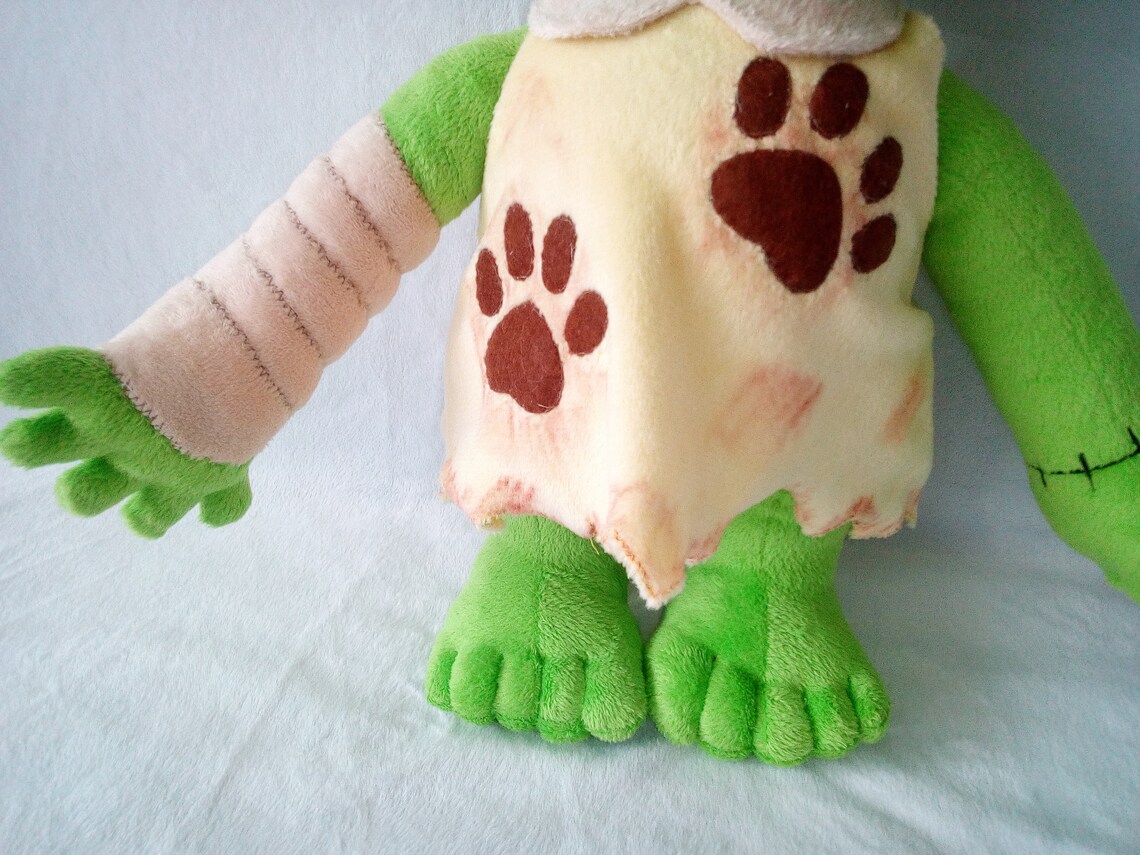 Zizi From Spokiz Zombie Plush Toy 14,9″ (38 Cm) - Etsy