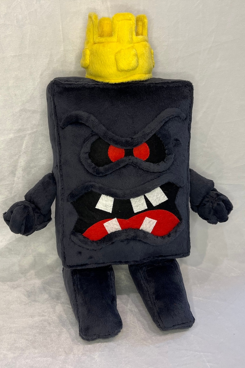 The Whomp King From Super Mario 157 40 Cm Plush Toy Slab - Etsy