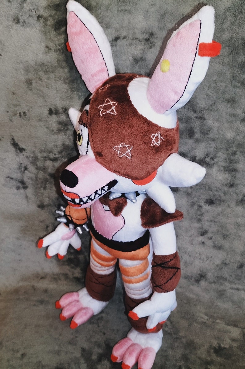 Glamrock Mangle Foxy Animatronic FNAF 157 40 Cm Plush Toy - Etsy UK