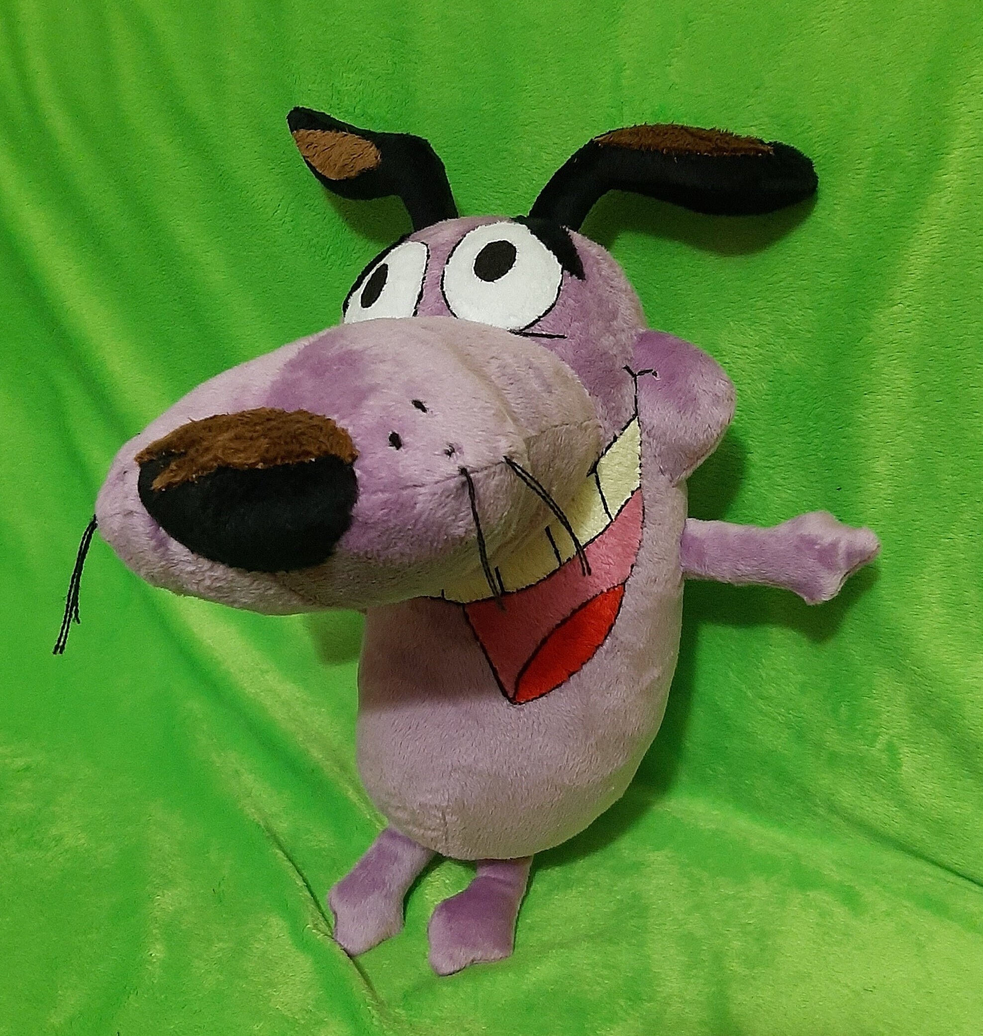 Plush Inspired by the Cartoon Character Courage the Cowardly Dog 13,8 ...
