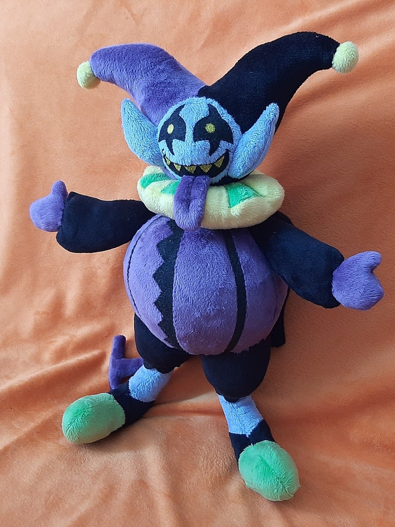 Deltarune Jevil Plush Toy 157 40 Cm Delta Rune - Etsy
