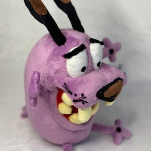 Plush Inspired by the Cartoon Character Courage the Cowardly Dog 11,8 ...