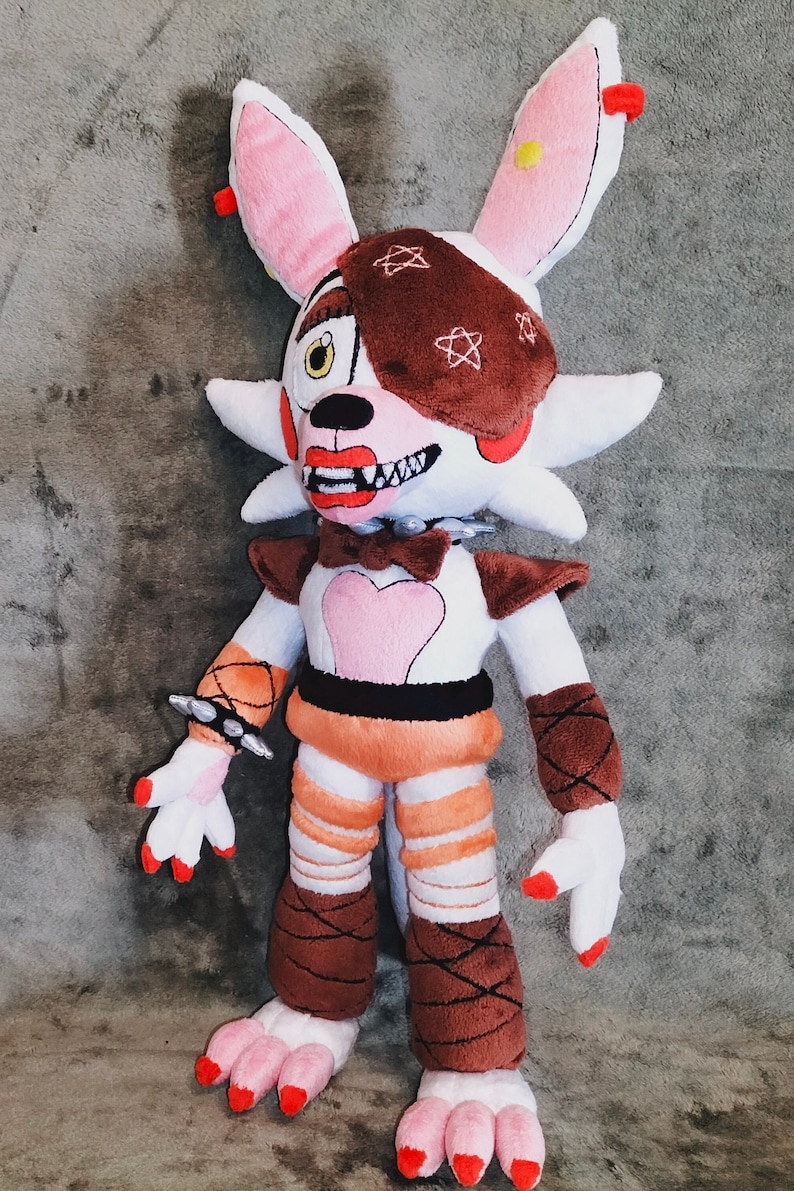 Glamrock Mangle Foxy Animatronic FNAF 157 40 Cm Plush Toy - Etsy