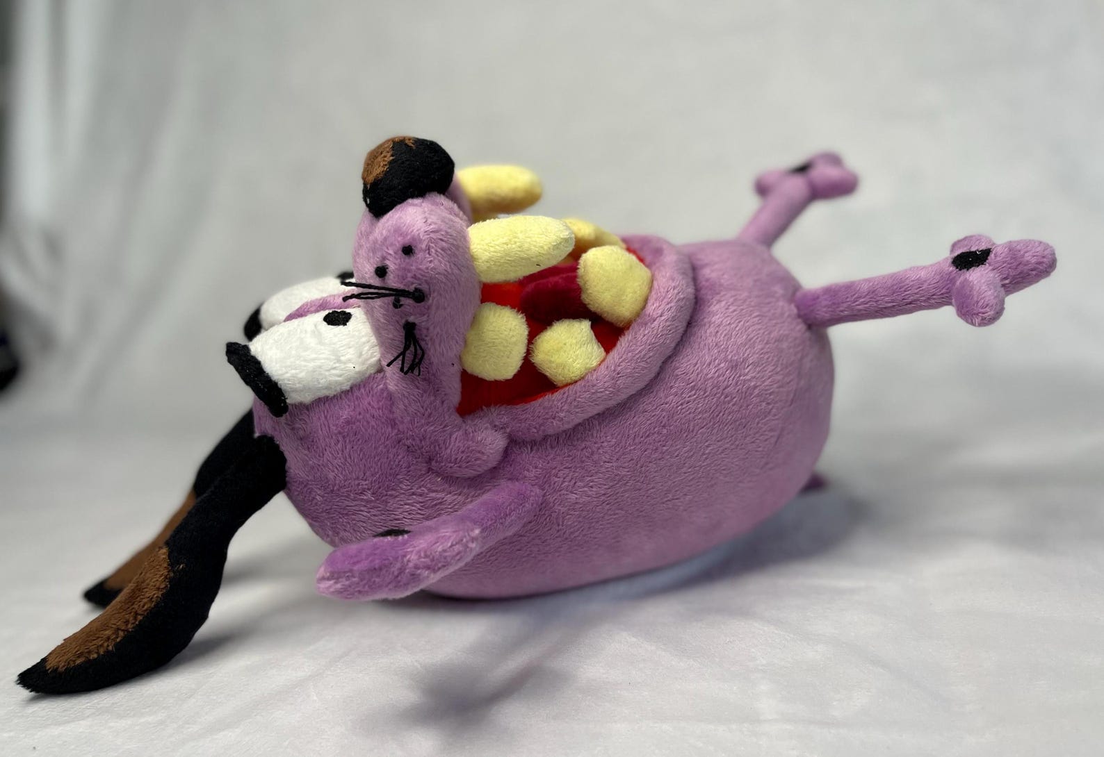 Plush Inspired by the Cartoon Character Courage the Cowardly Dog 11,8 ...