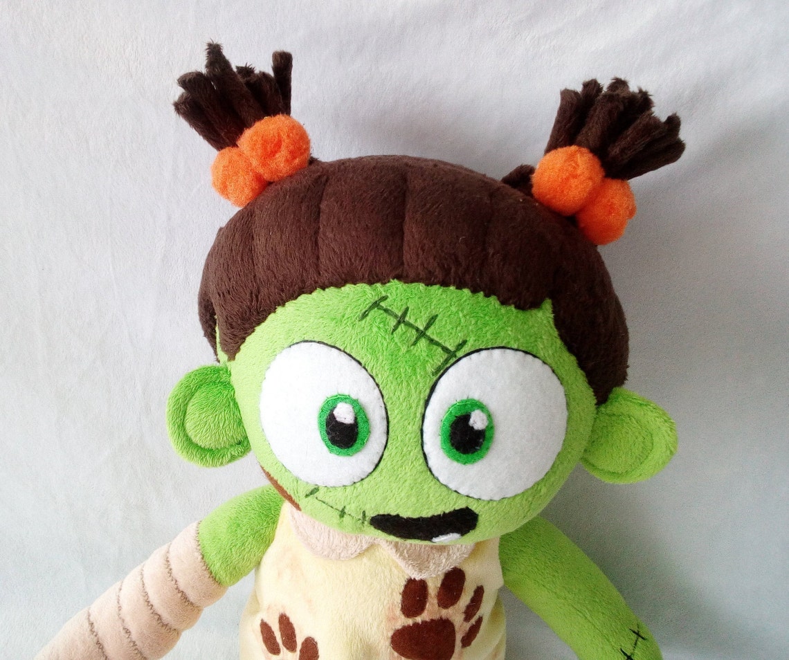 Zizi from Spokiz Zombie Plush Toy 149 38 cm | Etsy