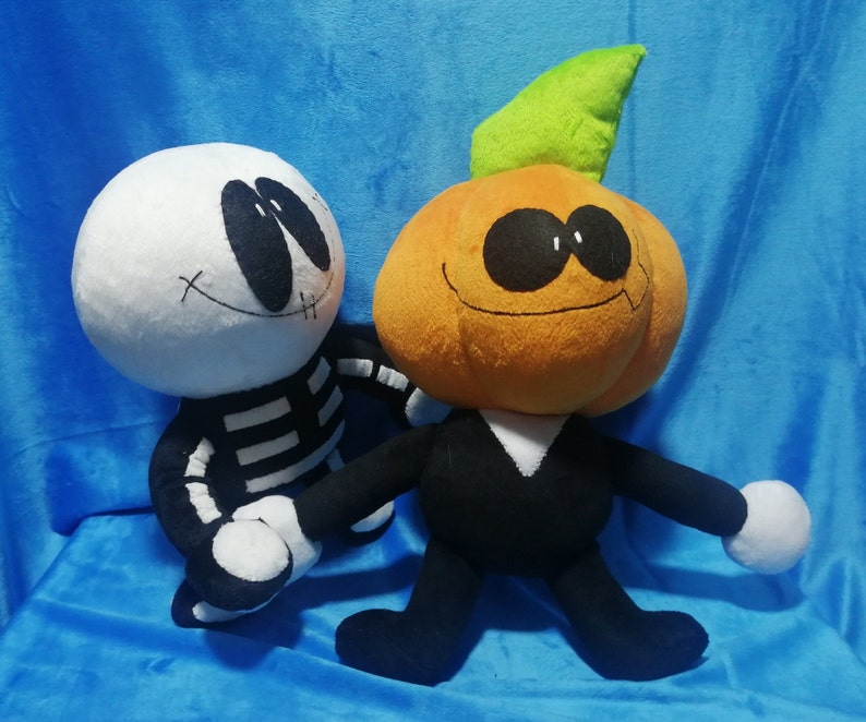 Skid & Pump Wonder From Its Spooky Month 11.8 30 Cm Plush - Etsy