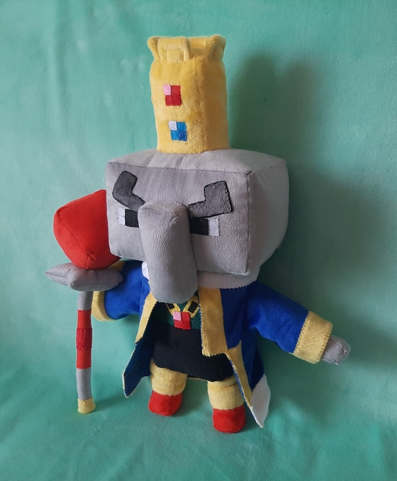 Arch-illager Minecraft 15,7" (40 Cm) Plush Toy Arch Illager Archie - Etsy
