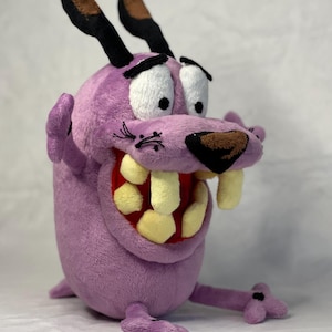 Plush Inspired by the Cartoon Character Courage the Cowardly Dog 11,8 ...