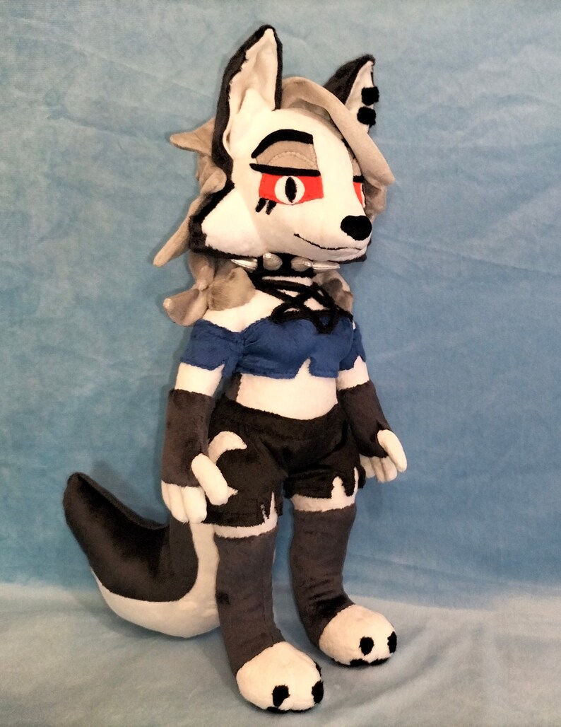 Hellhound Loona From Helluva Boss 177 45 Cm Premium Plush - Etsy