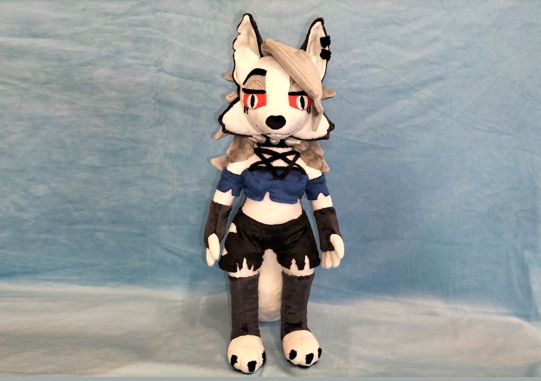 Hellhound Loona From Helluva Boss 17,7 45 Cm Premium Plush Toy Receptionist of I.M.P - Etsy Canada
