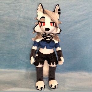 Hellhound Loona From Helluva Boss 17,7 45 Cm Premium Plush Toy ...