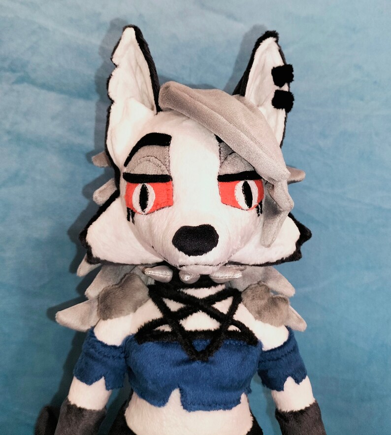 Hellhound Loona From Helluva Boss 177 45 Cm Premium Plush - Etsy