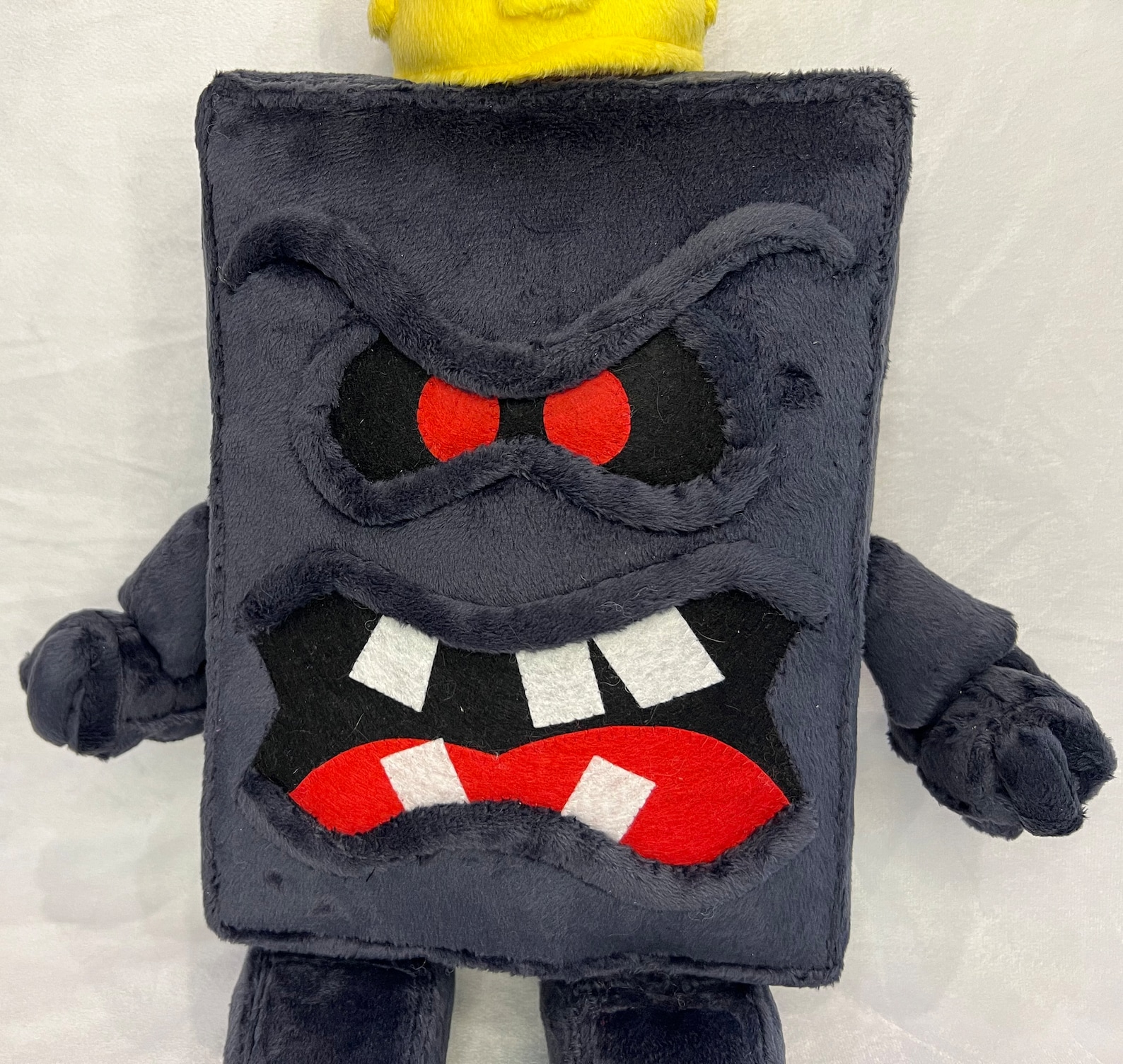 The Whomp King From Super Mario 157 40 Cm Plush Toy Slab - Etsy