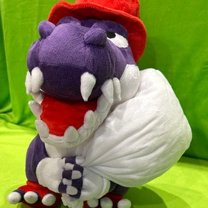 Croco From Mario 15,7” (40 Cm) Plush Toy Crocodile Villain Super Mario ...
