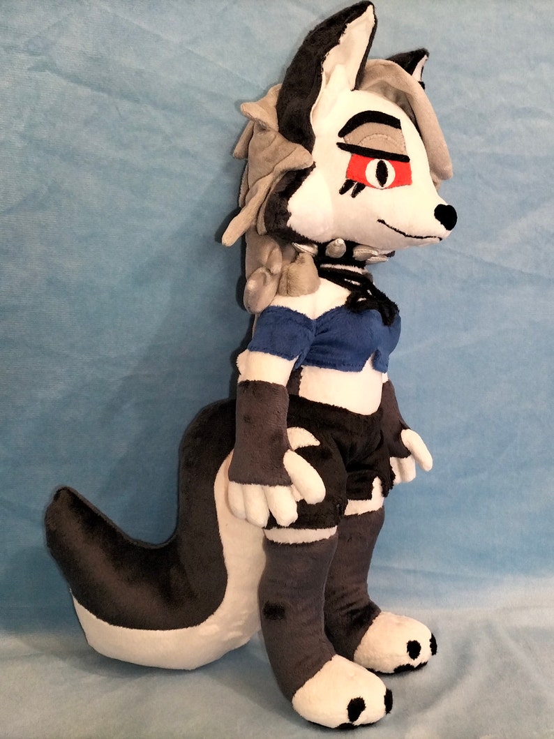 Hellhound Loona From Helluva Boss 177 45 Cm Premium Plush - Etsy