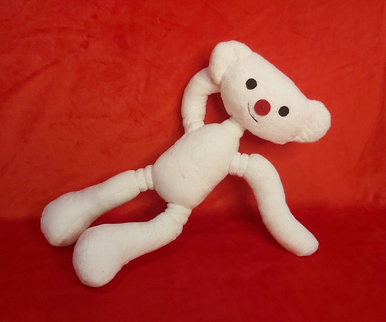 Bear Red Nose del BEAR Alpha Beta BEAR Juguete de peluche de - Etsy España