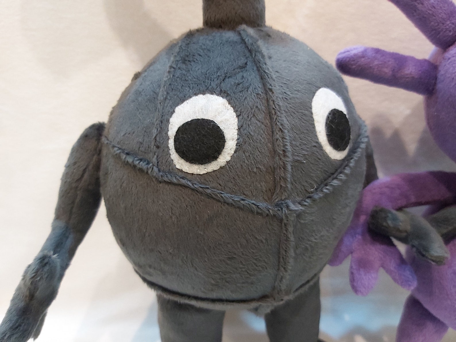 Gray Pikmin 118' 30 Cm Handmade Plush Toy - Etsy UK