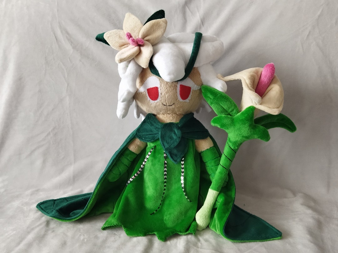 White Lily Cookie From Cookie Run 13,4 34 Cm Plush Toy Kingdom Cookie0509 - Etsy