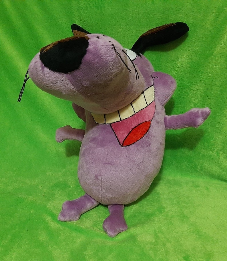 Plush Inspired by the Cartoon Character Courage the Cowardly Dog 13,8 ...