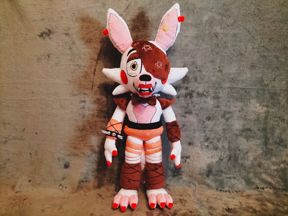 Glamrock Mangle Foxy Animatronic FNAF 157 40 Cm Plush Toy - Etsy Ireland