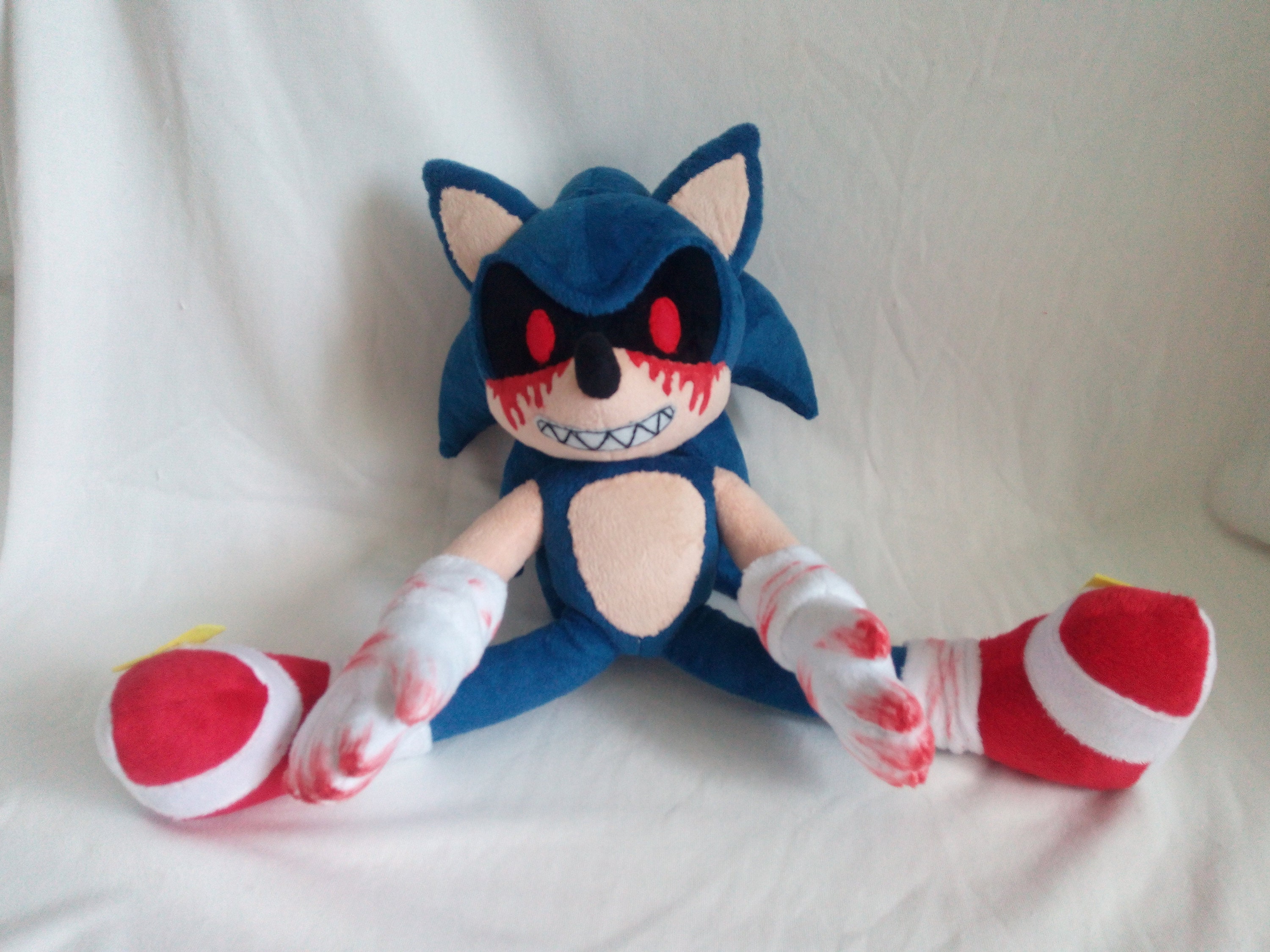 Sonic plush toy inspired by the Sonic Exe 169 43 сm Sonic | Etsy
