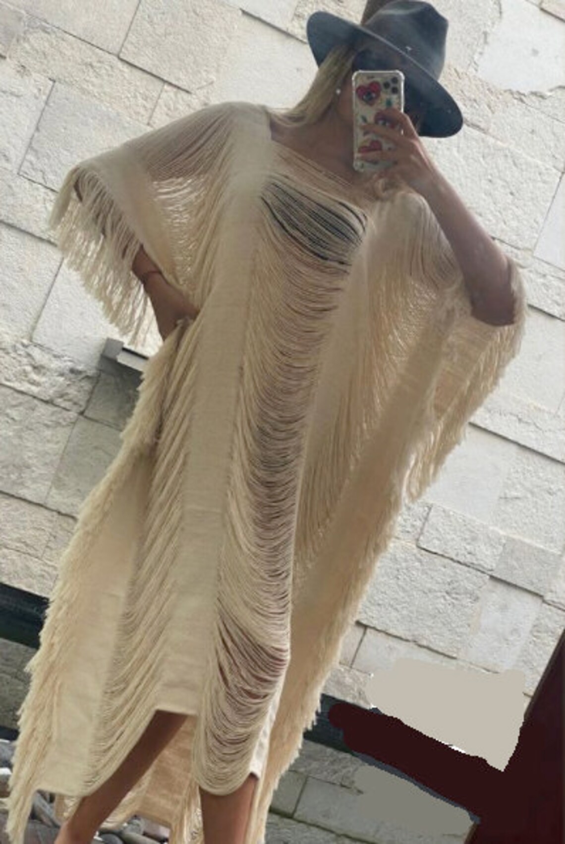 Handmade Frayed Beach Maxi Dress Swim Cover-up - Etsy