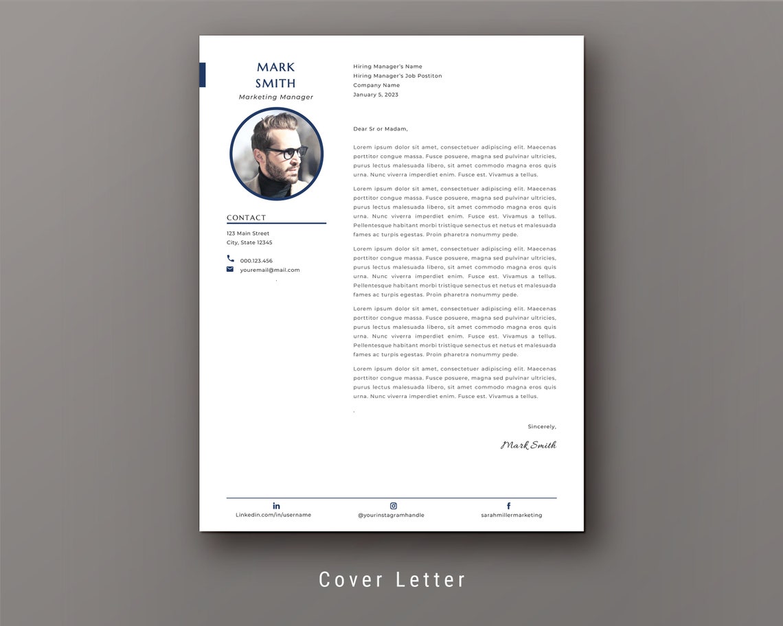 Director Resume Template, Professional Modern Executive Resume Template ...