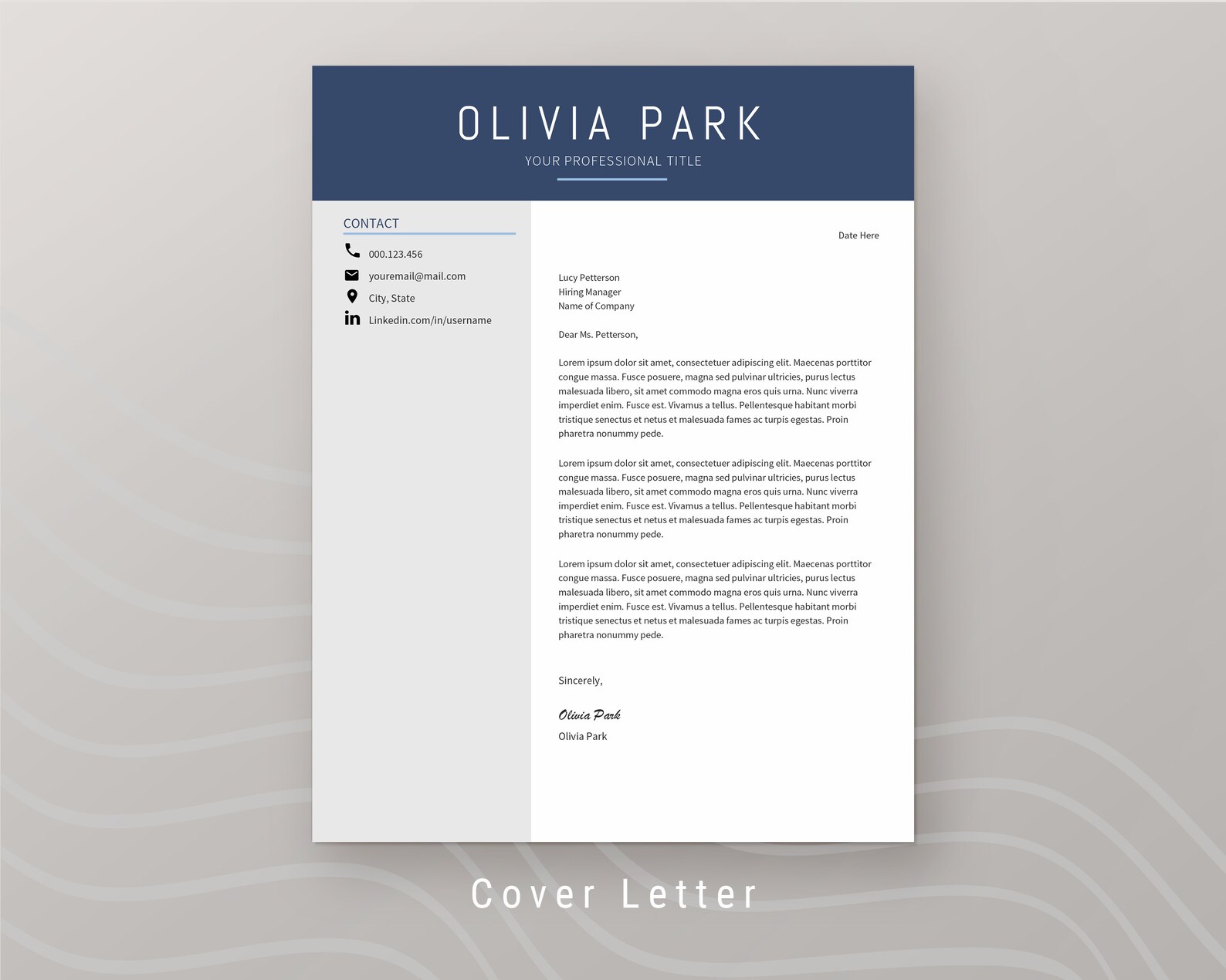 Executive Assistant Resume Template | Professional and Modern CV ...