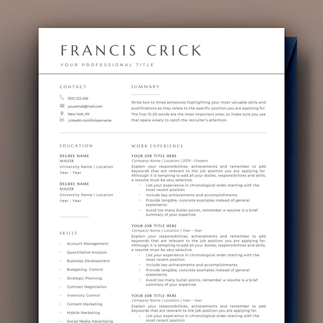 Modèle de CV, mot de modèle de CV professionnel, modèle de CV, CV ...