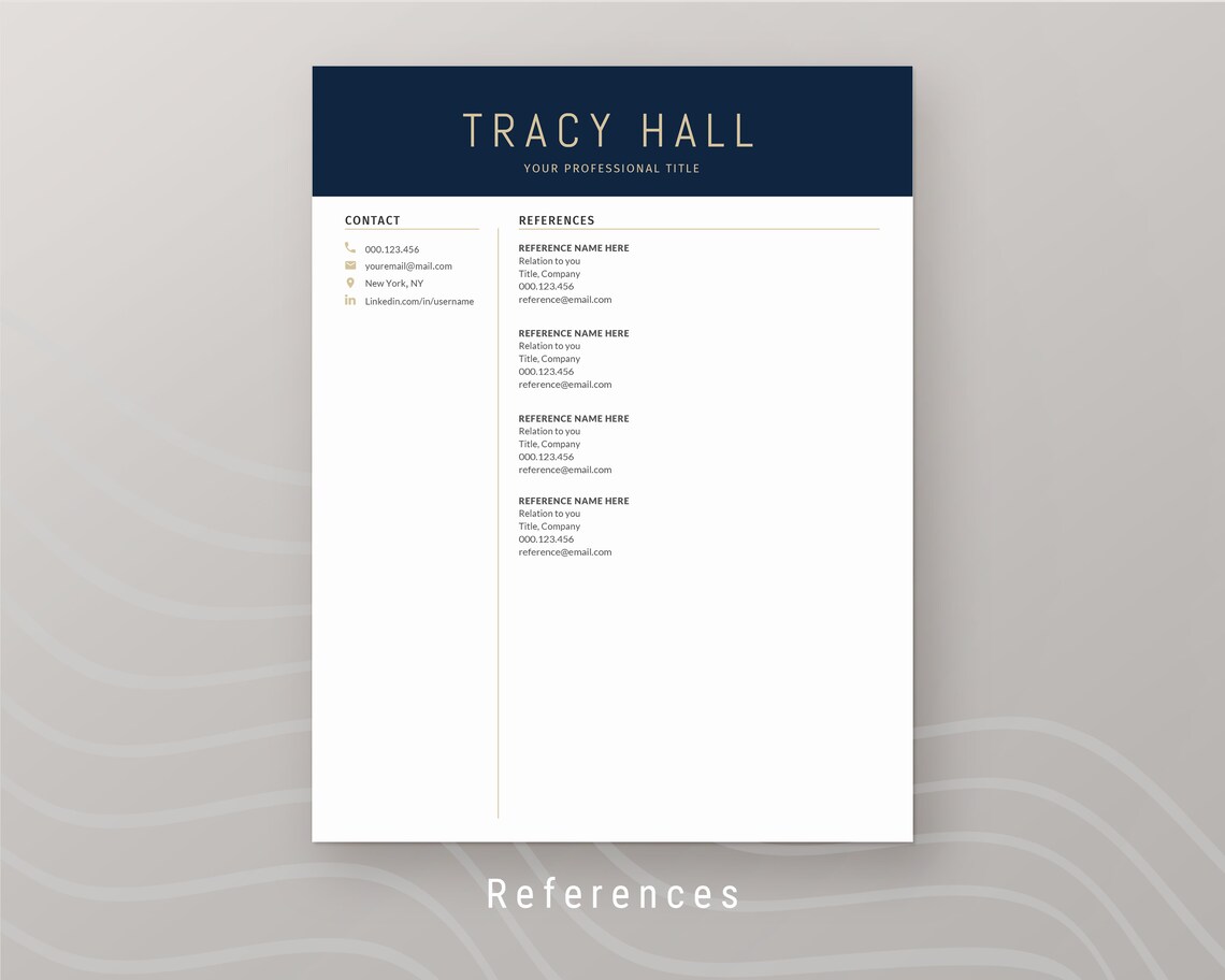 Executive Resume Template Modern C Level Resume Template for | Etsy UK