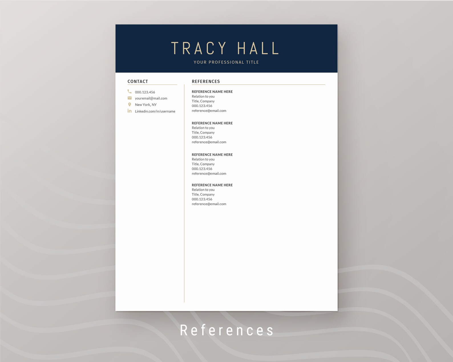 Executive Resume Template Modern C Level Resume Template for | Etsy UK