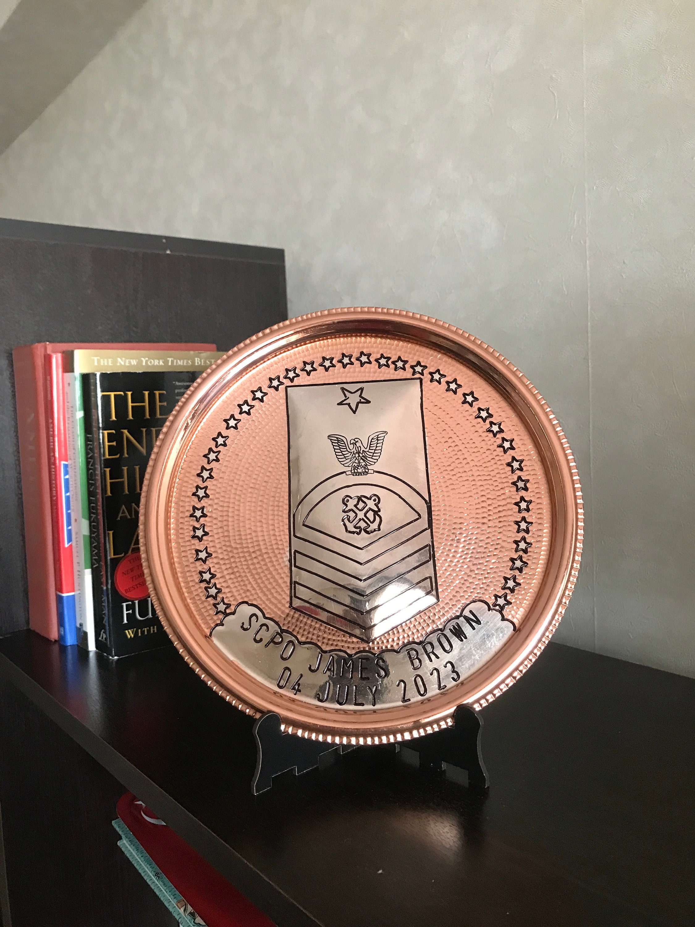 Small USMC Sergeant Series Military Plaque Sergeant Major - Etsy