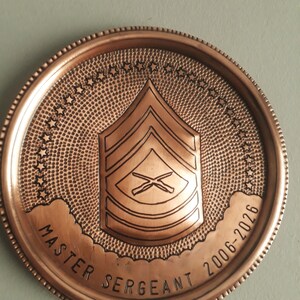Small USMC Sergeant Series Military Plaque Sergeant Major - Etsy
