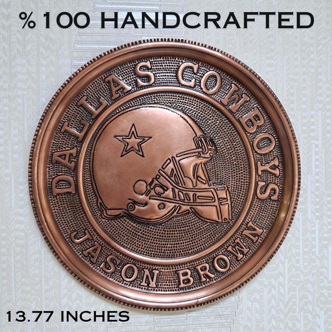 Hand-engraved Dallas Cowboys Copper Sign, Personalized NFL Fan Gift - Etsy