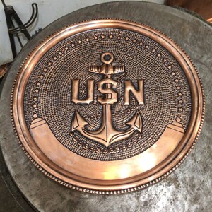 Personalized Navy Anchor Military Plaque, Navy Commander Promotion ...