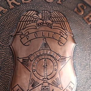 Personalized Police Officer Sergeant Promotion and Retirement Gift ...