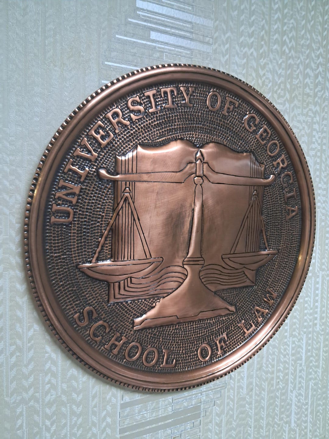 Hand-engraved Copper Law Office Plaque – Scales of Justice Legal Decor ...