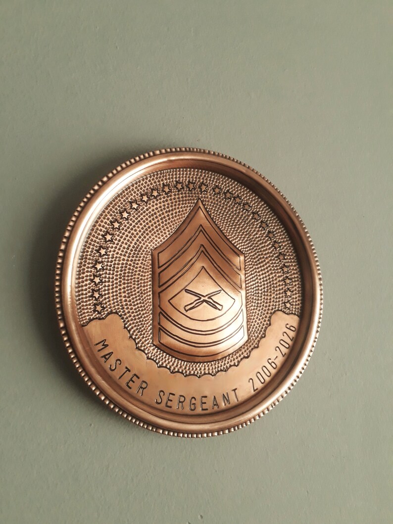 Small USMC Sergeant Series Military Plaque Sergeant Major - Etsy