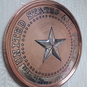 Personalized US Army Officer Plaque, Colonel Promotion Retirement Gift ...