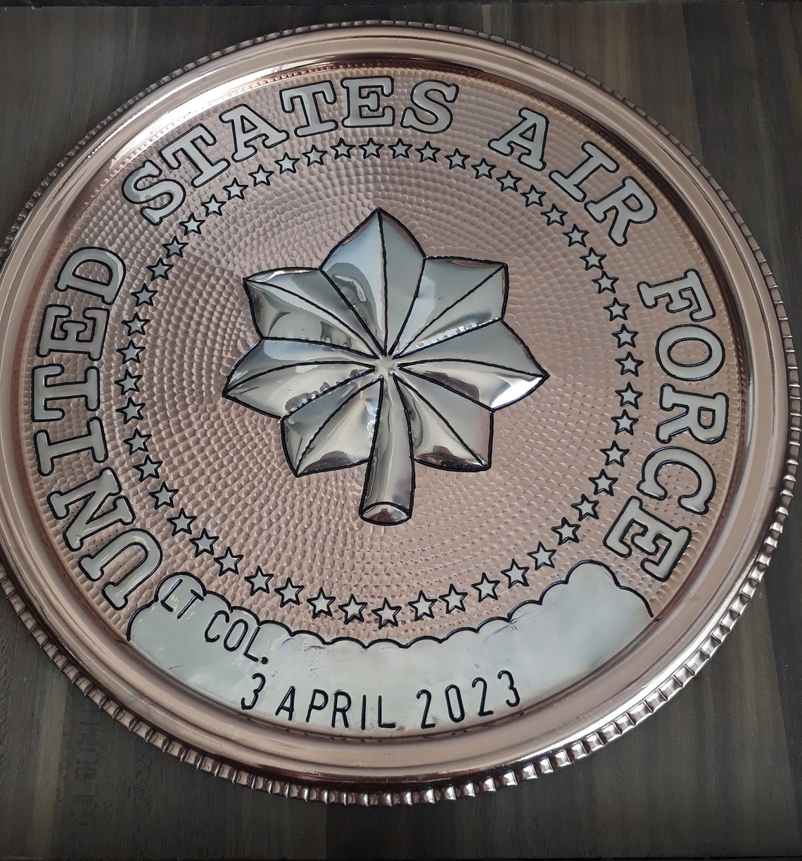 Personalized US Army Officer Plaque Colonel Promotion - Etsy