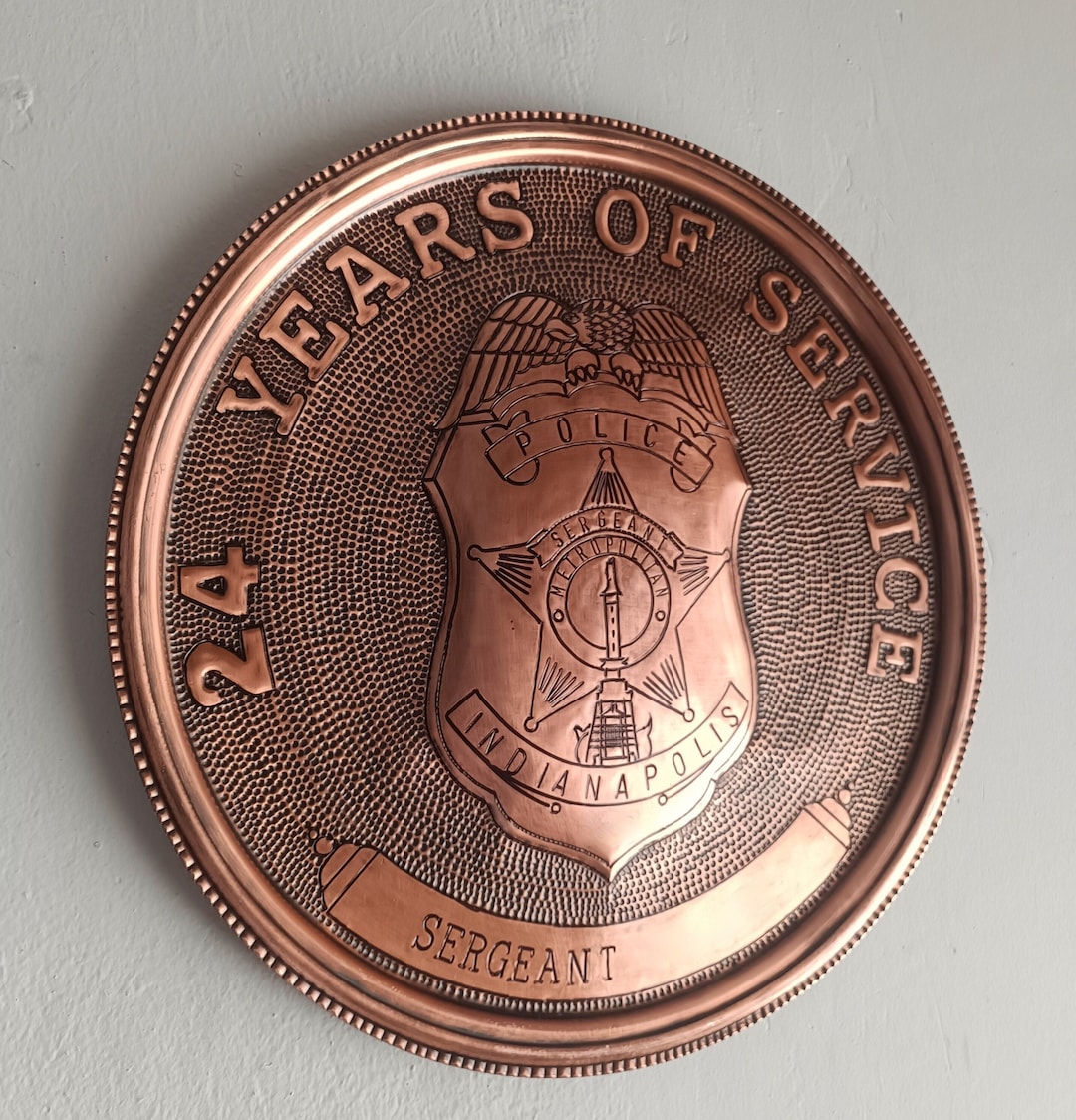 Personalized Police Officer Sergeant Promotion and Retirement Gift ...