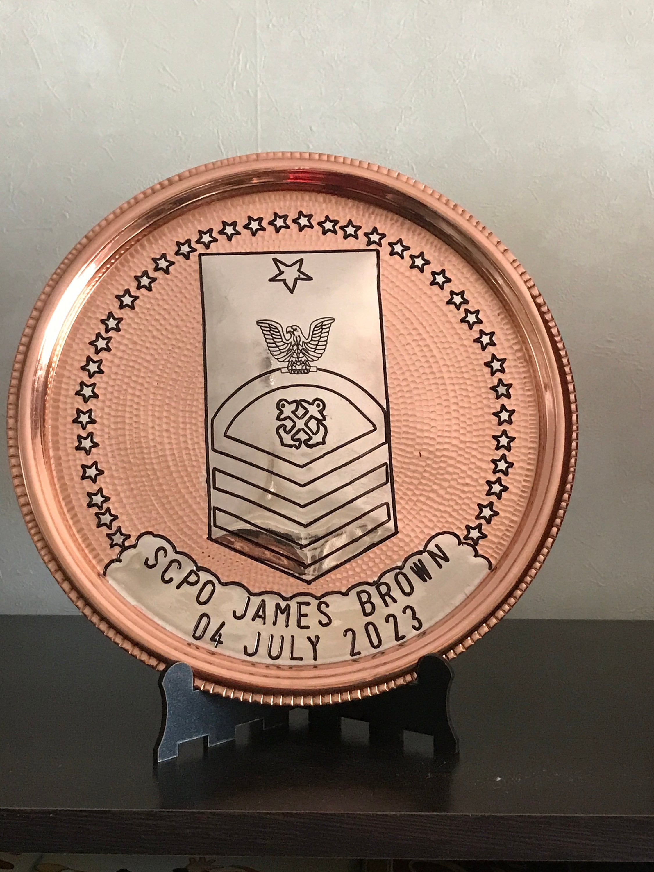 Small USMC Sergeant Series Military Plaque Sergeant Major - Etsy